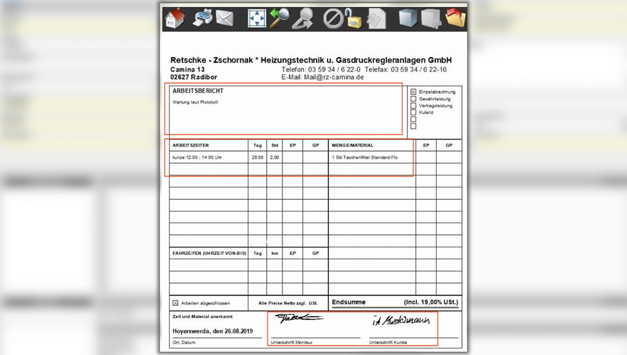 Mobile Datenerfassung für Serviceleistungen - Aktuelles - Dimmel-Software